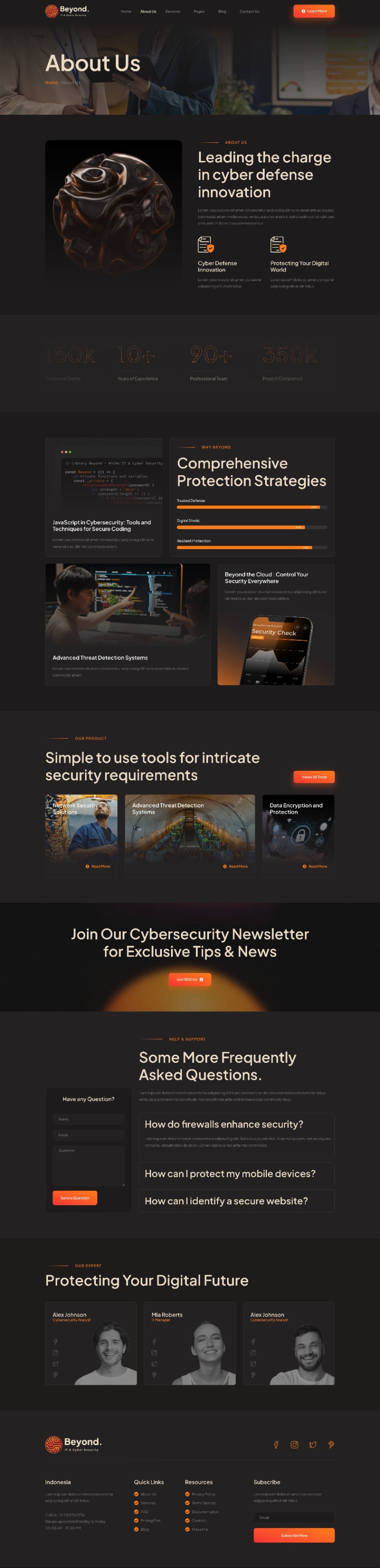 Beyond - IT & Cyber Security Elementor Template Kit by Rometheme | ThemeForest